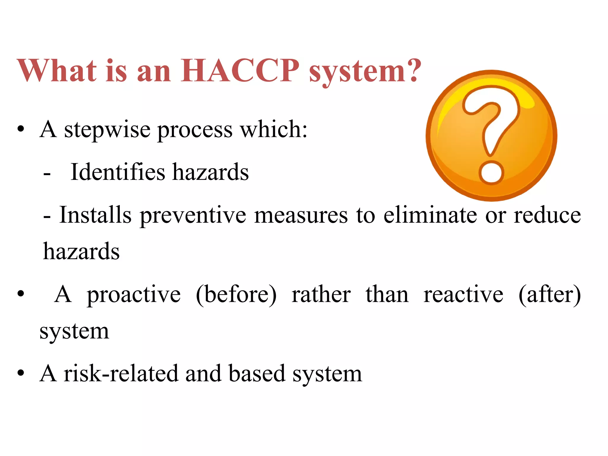 The HACCP method in mineral water bottling | PPT