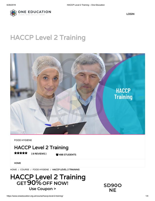Haccp level 2 training | PDF | Educational Assessment | Education