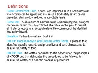 HACCP Plan | PPT