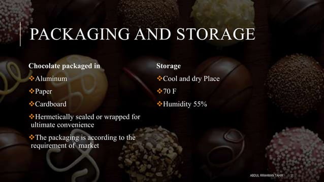 HACCP Plan for Industrial Manufacturing of Chocolate | PPTX | Desserts ...