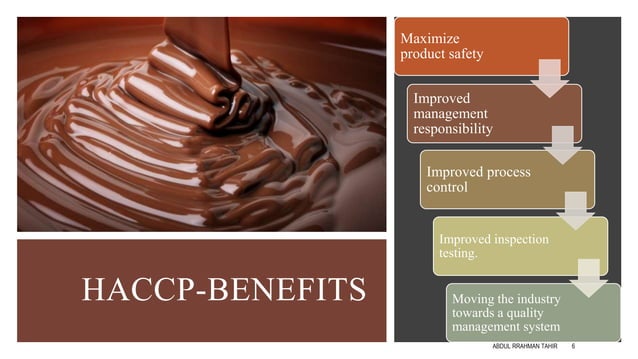 HACCP Plan for Industrial Manufacturing of Chocolate | PPTX | Desserts ...