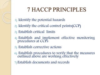 HACCP Plan in Meat Industry | PPTX