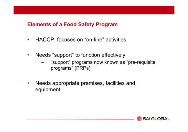 Validation and Verification of HACCP Plans - Webinar Presentation | PDF ...