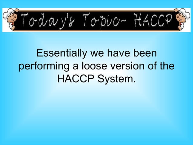 Haccp Power Point | PPT
