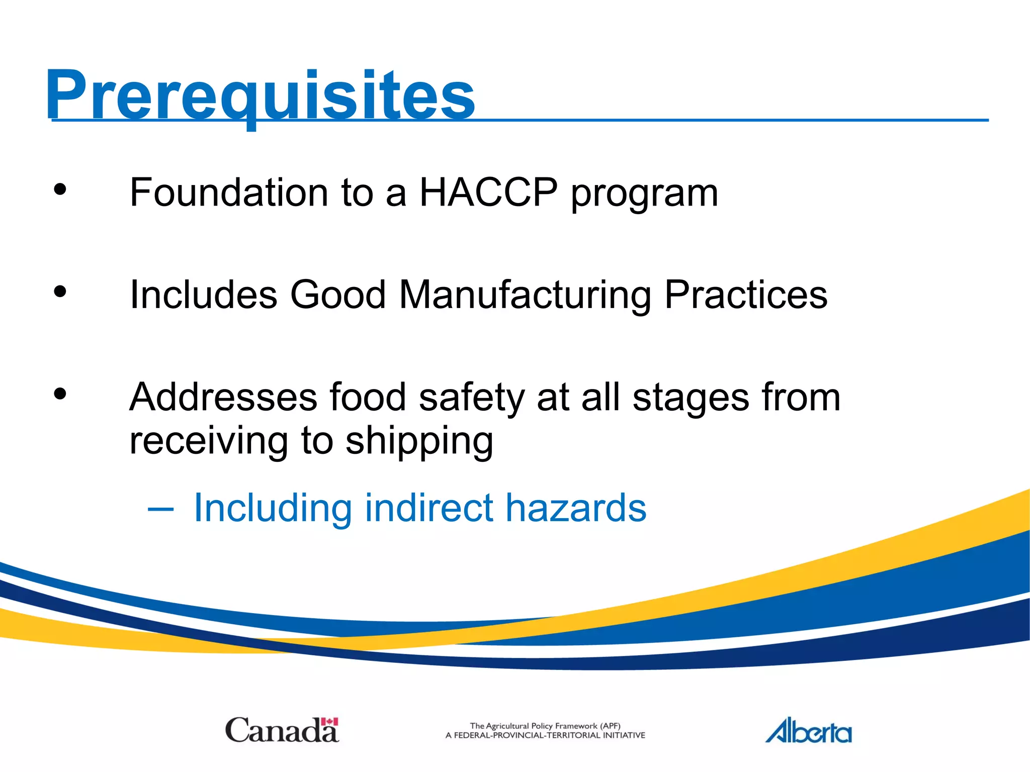 Presentation: How to Develop a HACCP Plan in 12 Steps | PDF