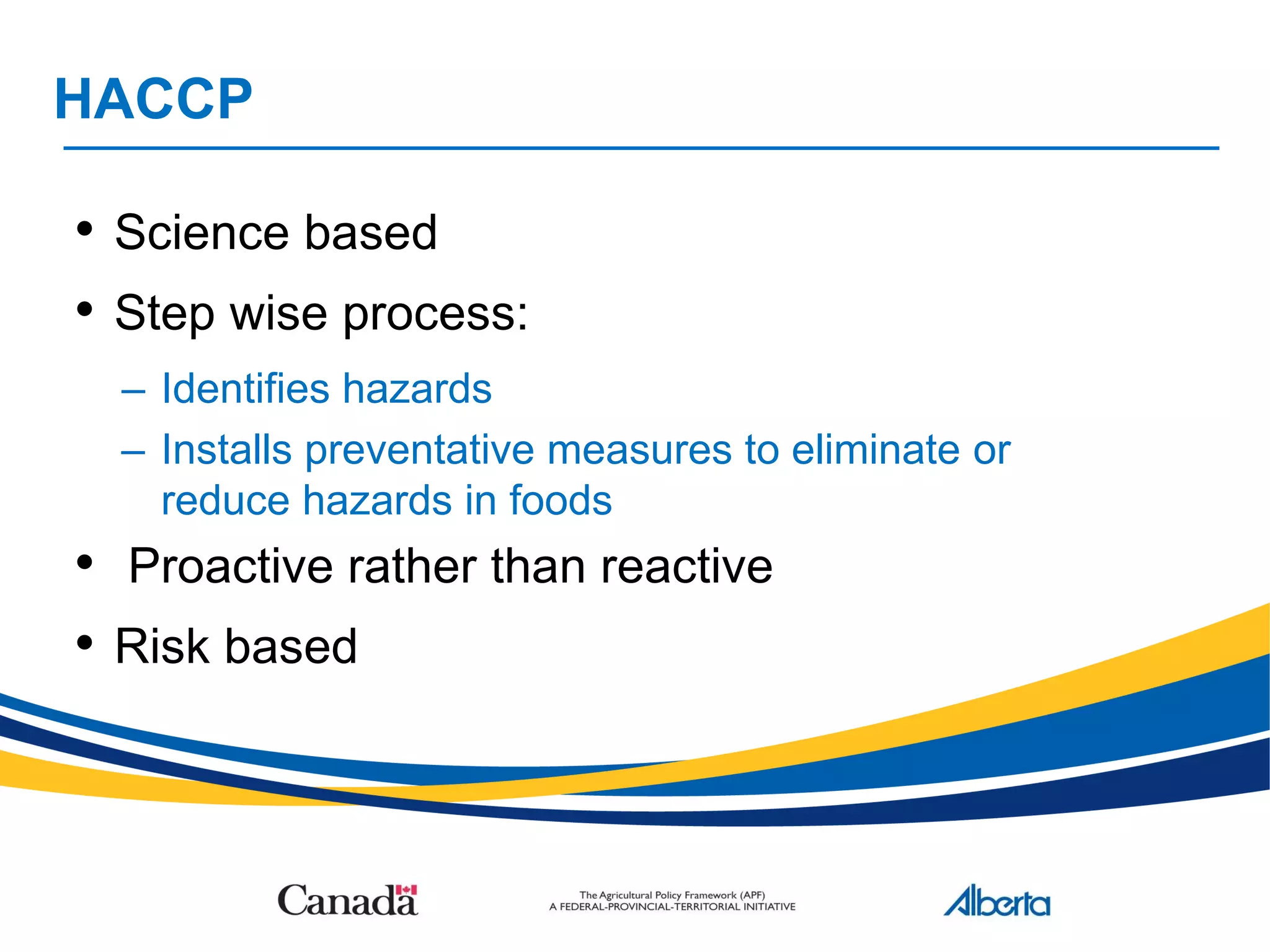 Presentation: How to Develop a HACCP Plan in 12 Steps | PDF