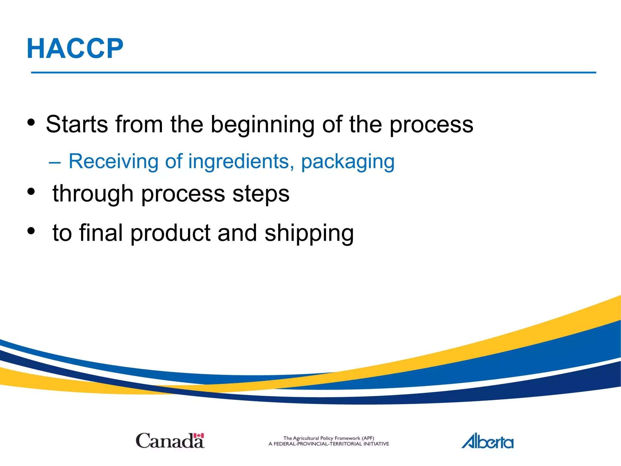 Presentation: How to Develop a HACCP Plan in 12 Steps | PDF