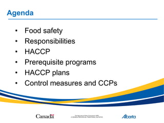 Presentation: How to Develop a HACCP Plan in 12 Steps | PDF