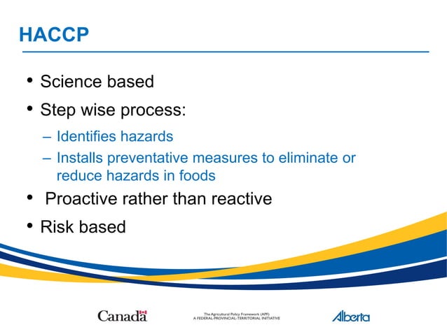 Presentation: How to Develop a HACCP Plan in 12 Steps | PDF | Food & Drink