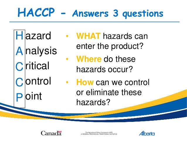 Presentation: How to Develop a HACCP Plan in 12 Steps
