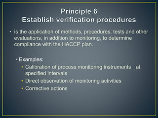 HACCP and Food Flow | PPTX