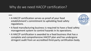 HACCP presentation.pptx | Business | Business and Finance