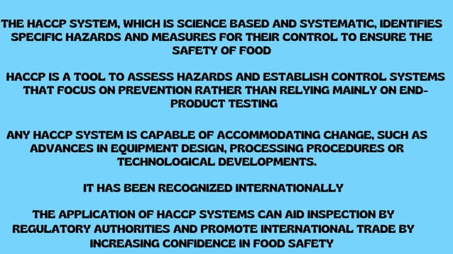 Haccp Presentation Pdf