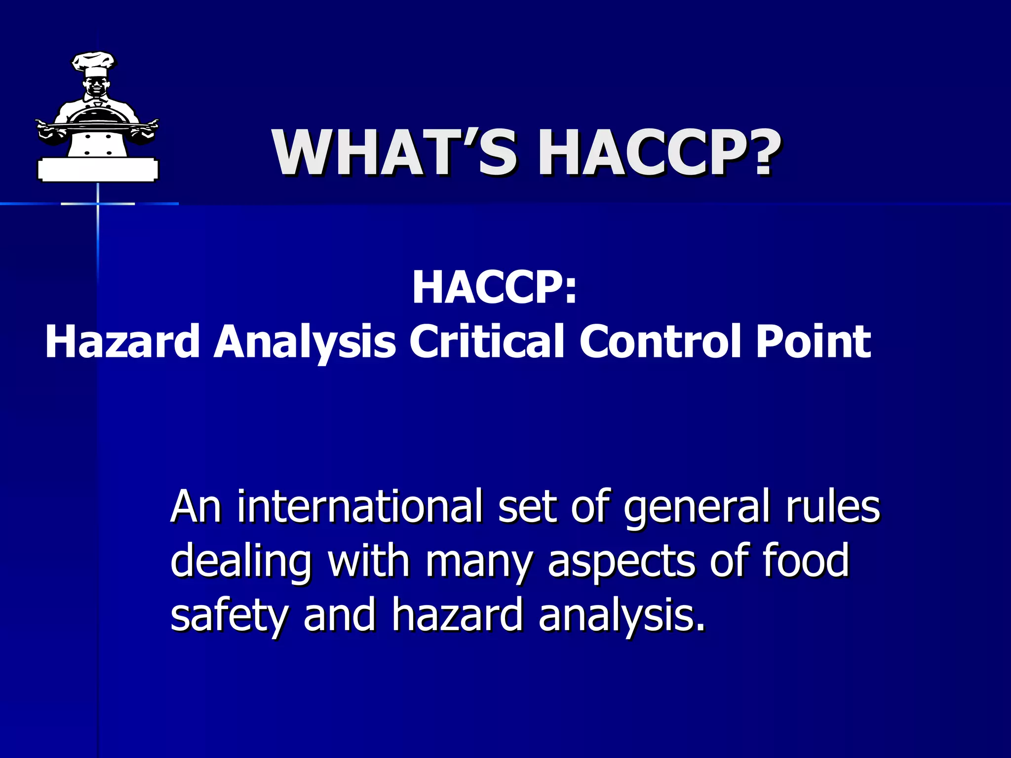 Haccp Presentation1 | PPT