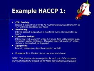 Haccp Presentation1 | PPT