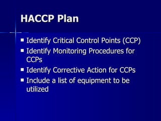 Haccp Presentation1 | PPT