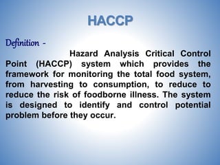 HACCP PPT | PPTX