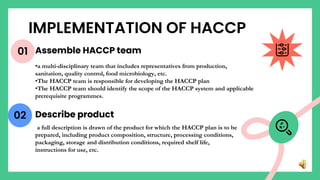 HACCP PRESENTATION SNEHA.pptx | Food Industry | Industries