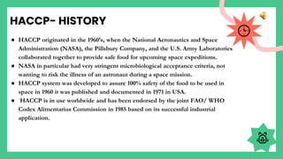 HACCP PRESENTATION SNEHA.pptx | Food Industry | Industries