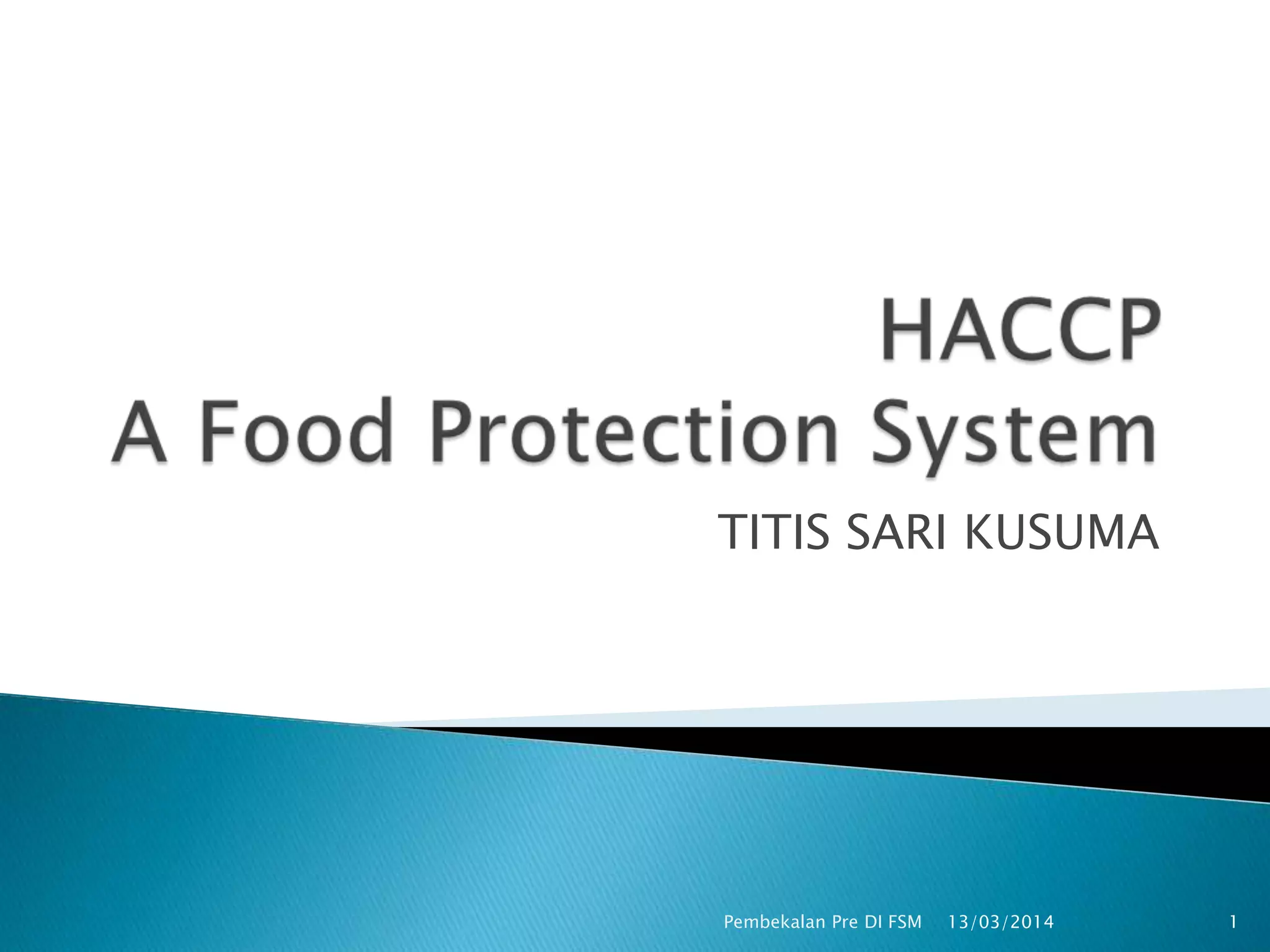 HACCP System | PPT