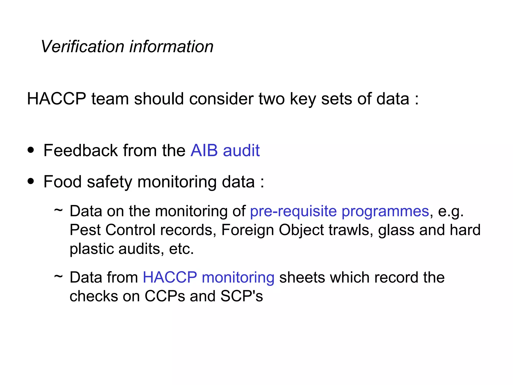 Haccp training | PPT