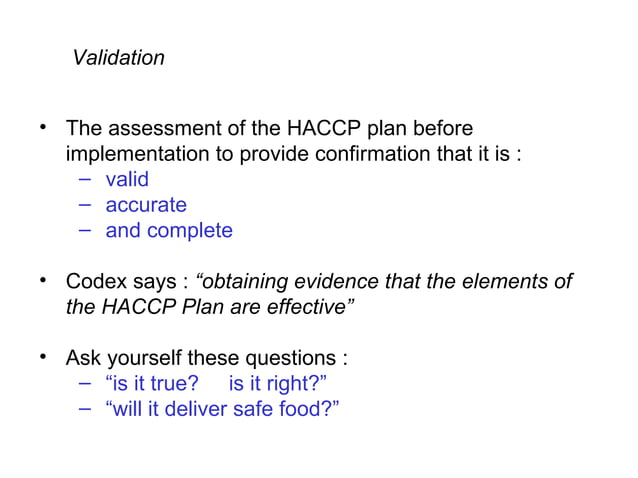 Haccp training | PPT