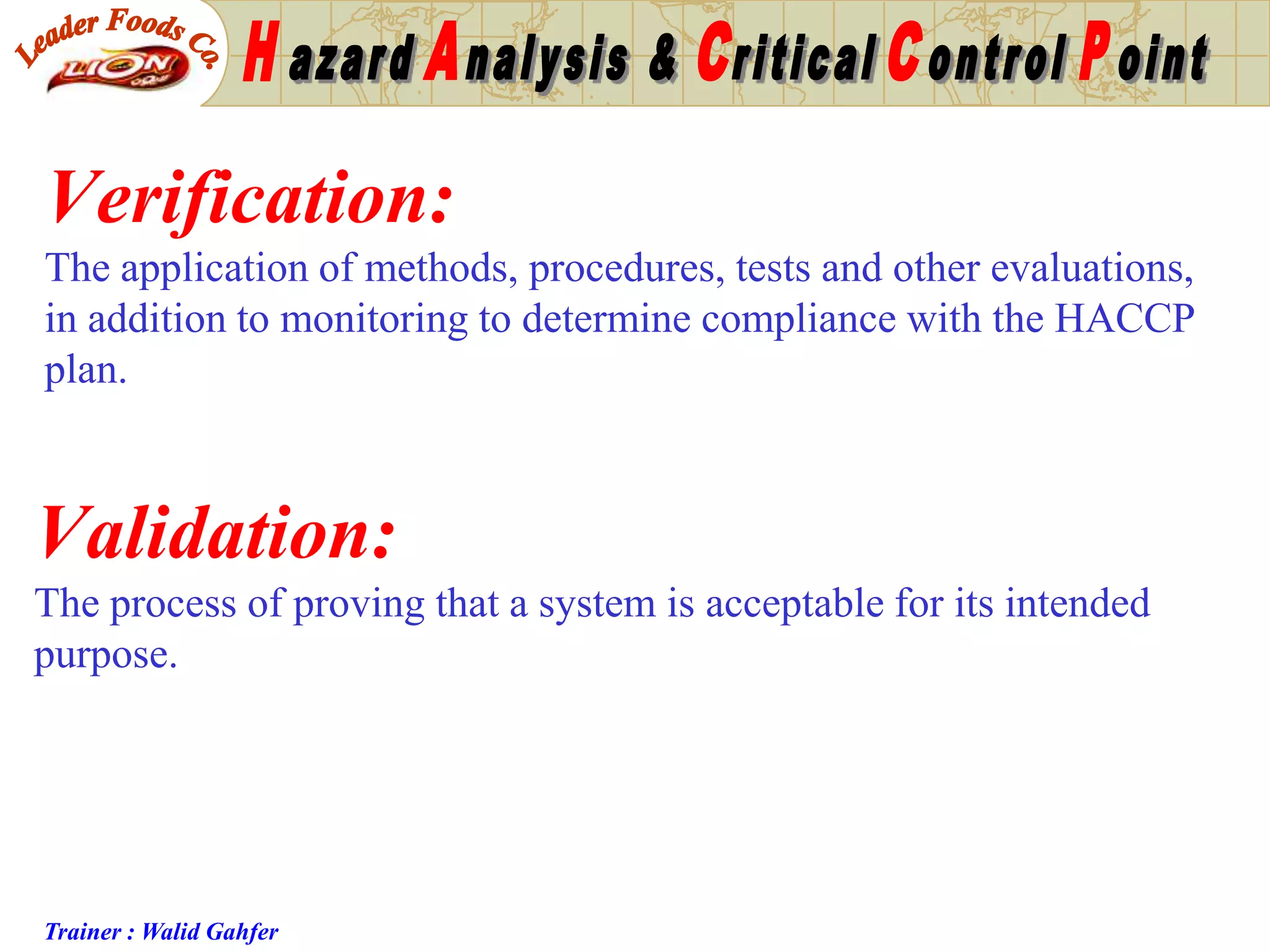 Haccp Training | PPT