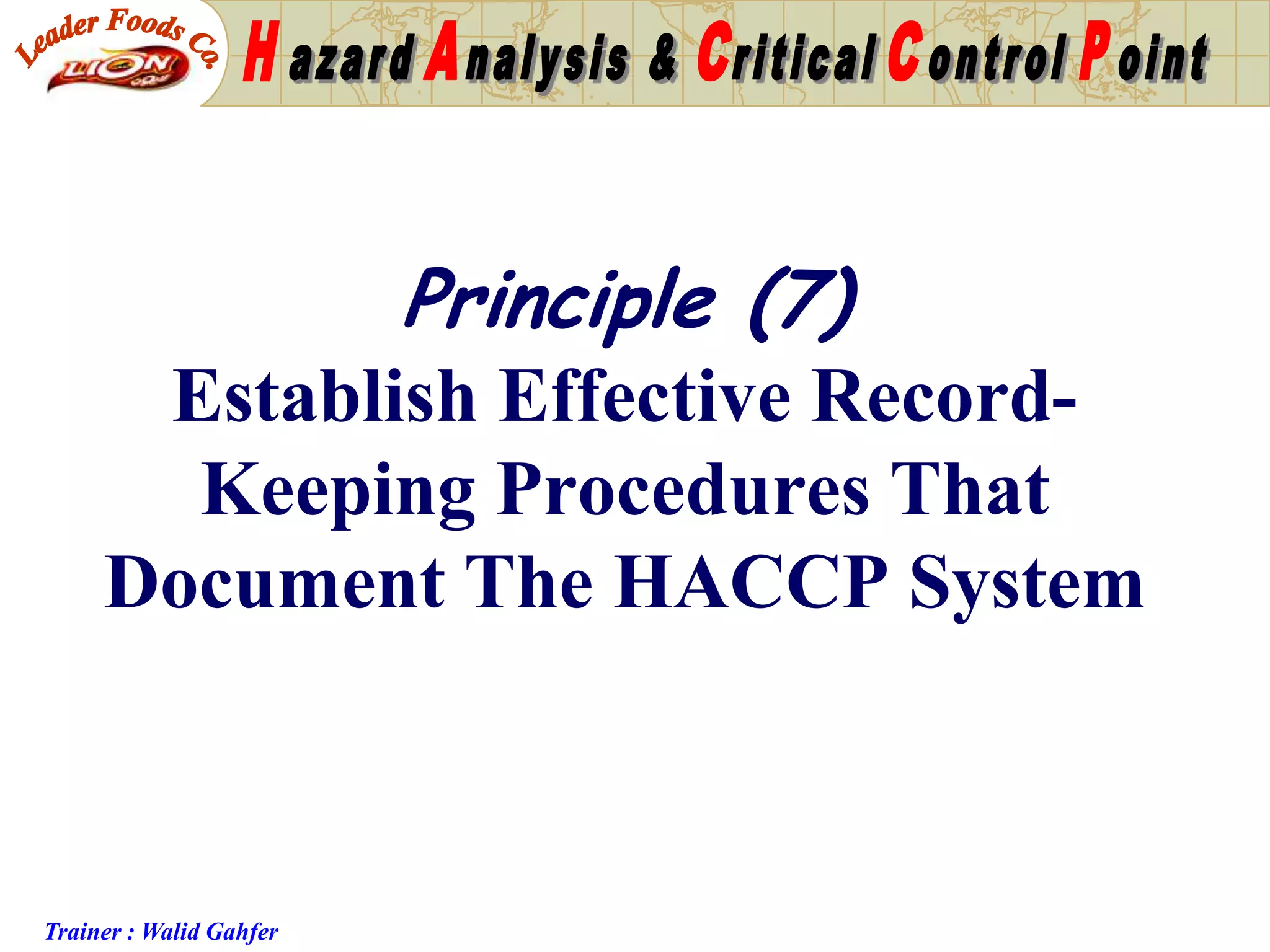 Haccp Training | PPT