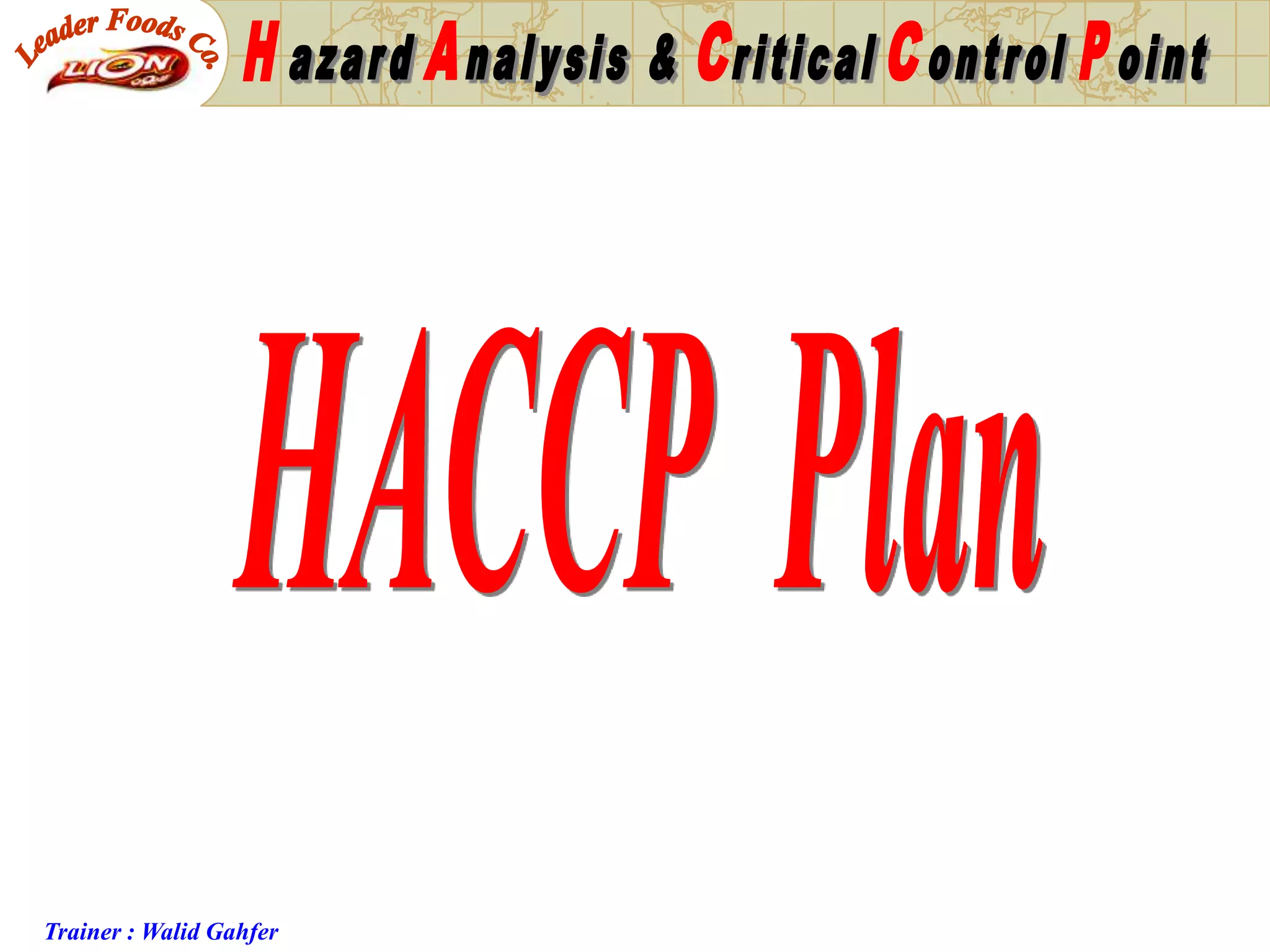Haccp Training | PPT