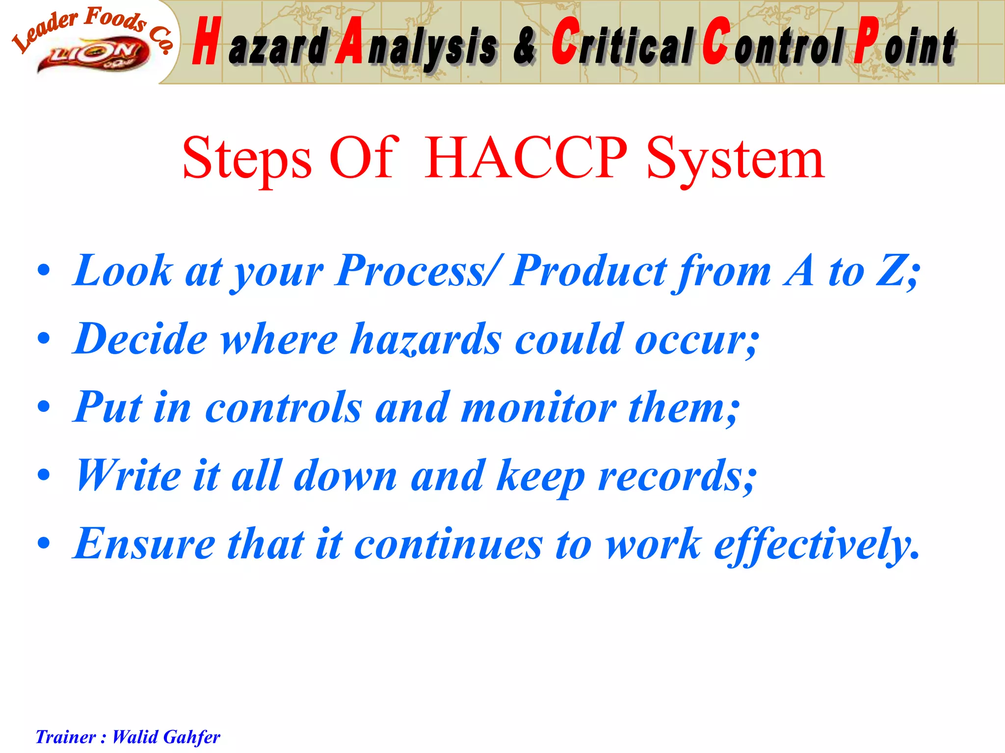 Haccp Training | PPT