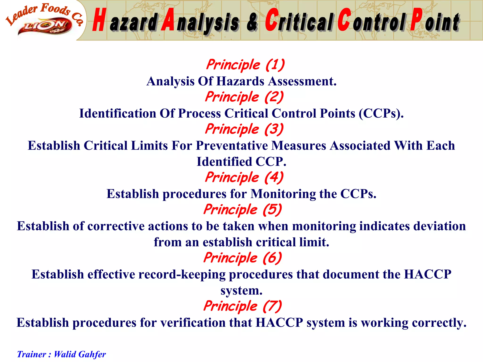 Haccp Training | PPT