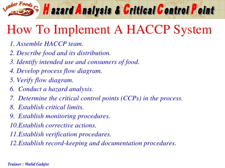 HACCP by kristina roots