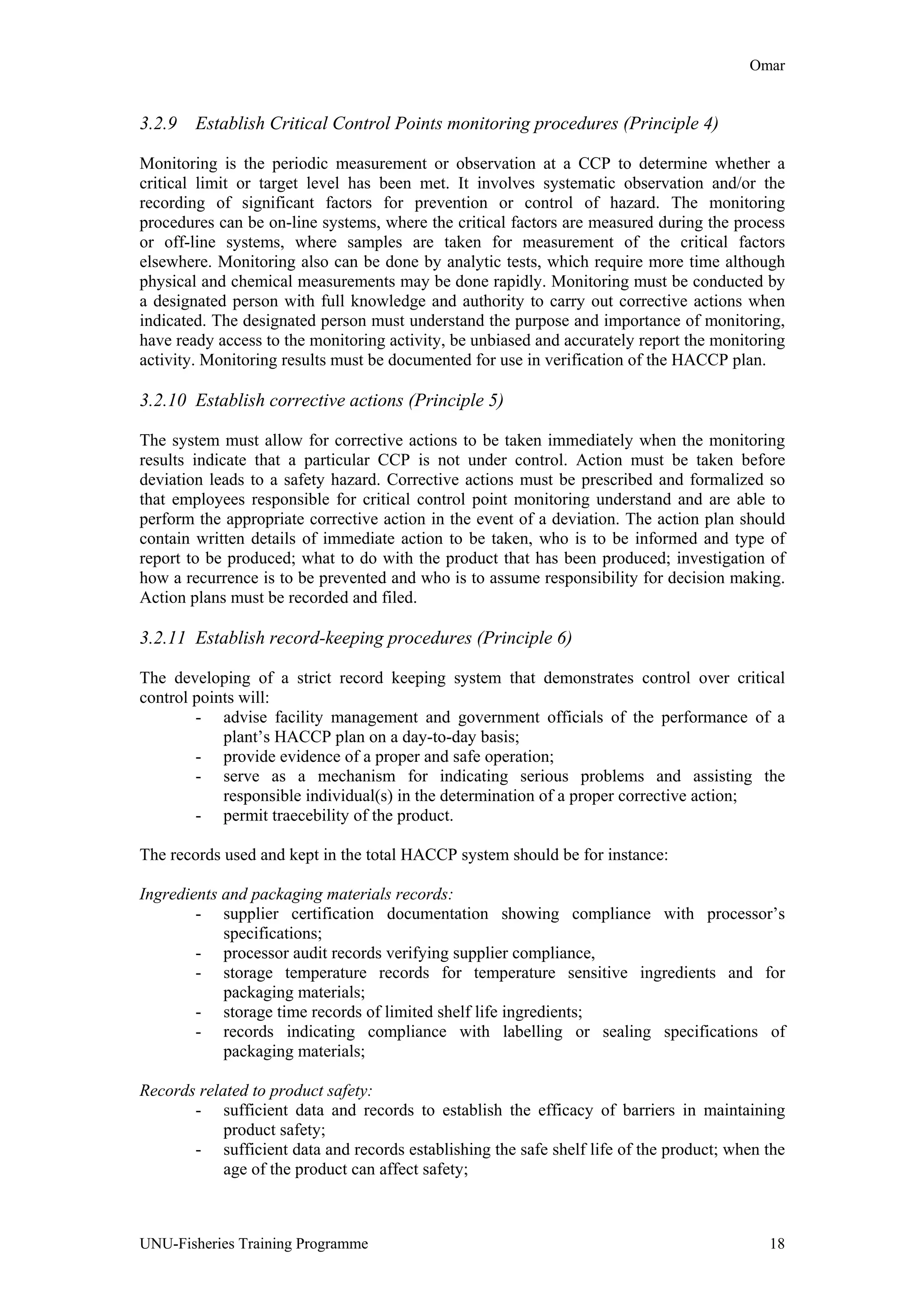 Haccp training | PDF