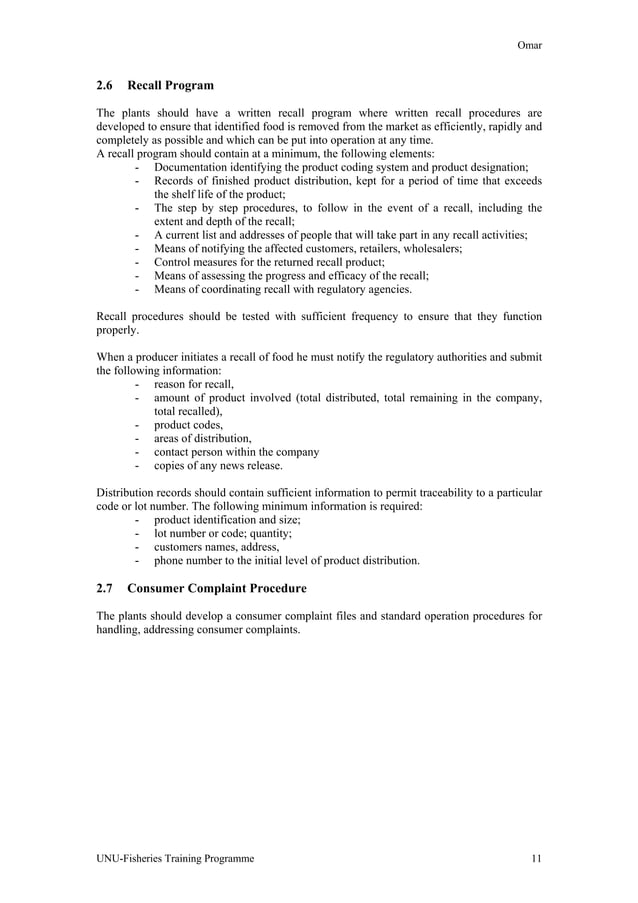 Haccp training | PDF