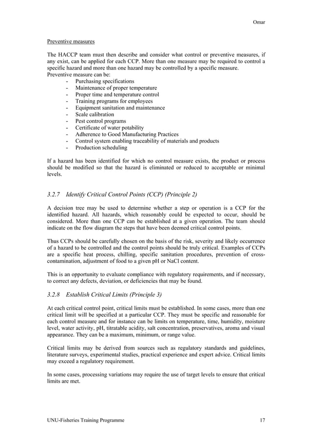 Haccp training | PDF