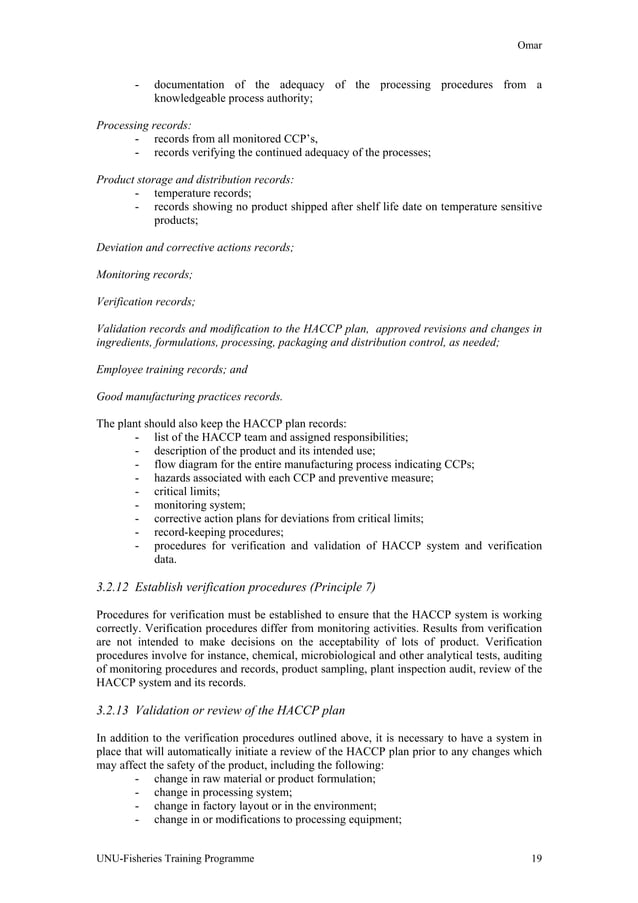 Haccp training | PDF