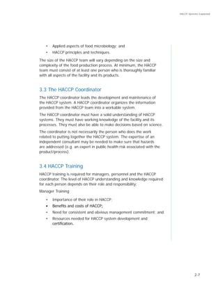 Haccp training | PDF