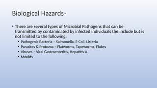 Hazard Analysis and Critical Control Points, and it's a food safety ...