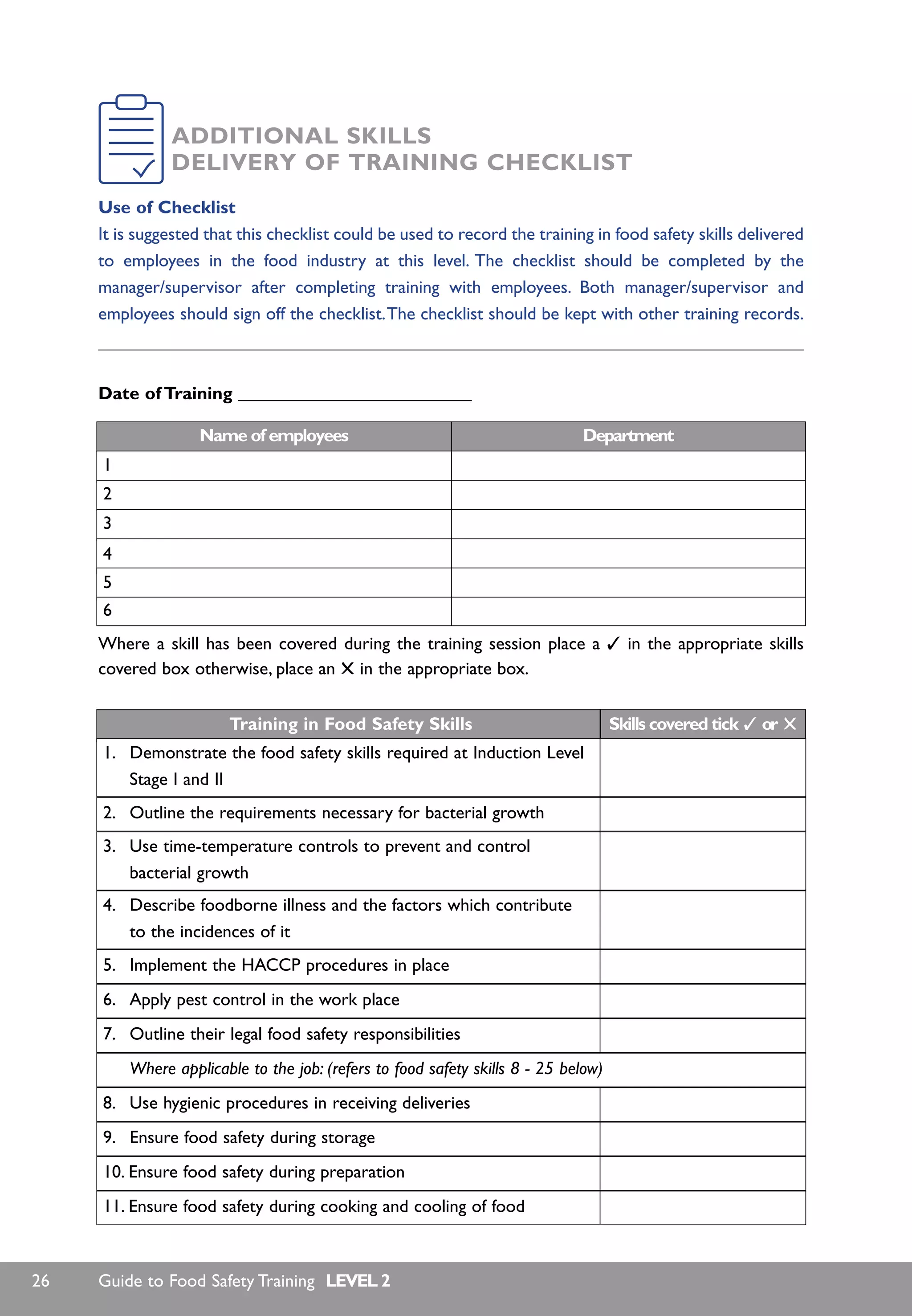 Haccp training level 2 | PDF