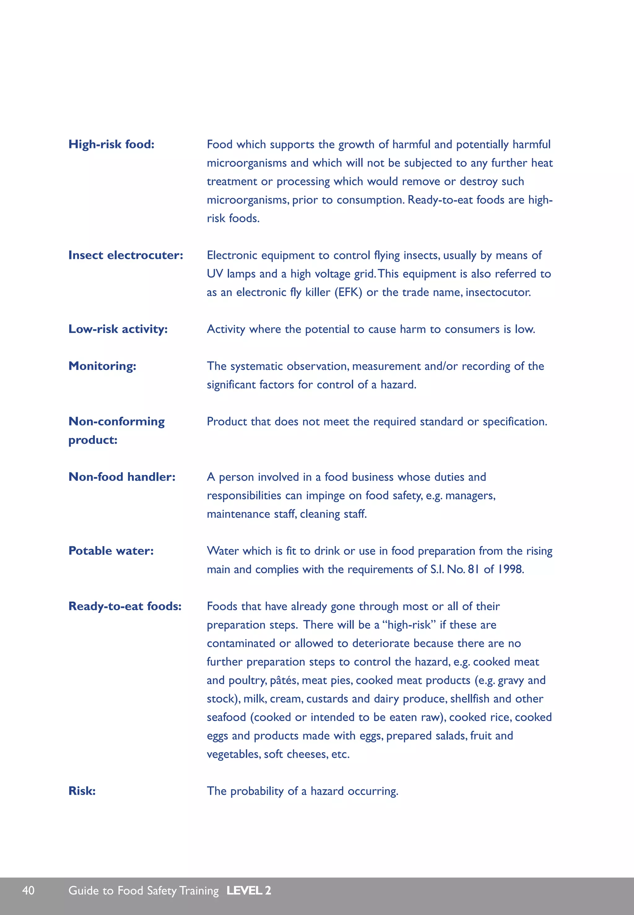 Haccp training level 2 | PDF