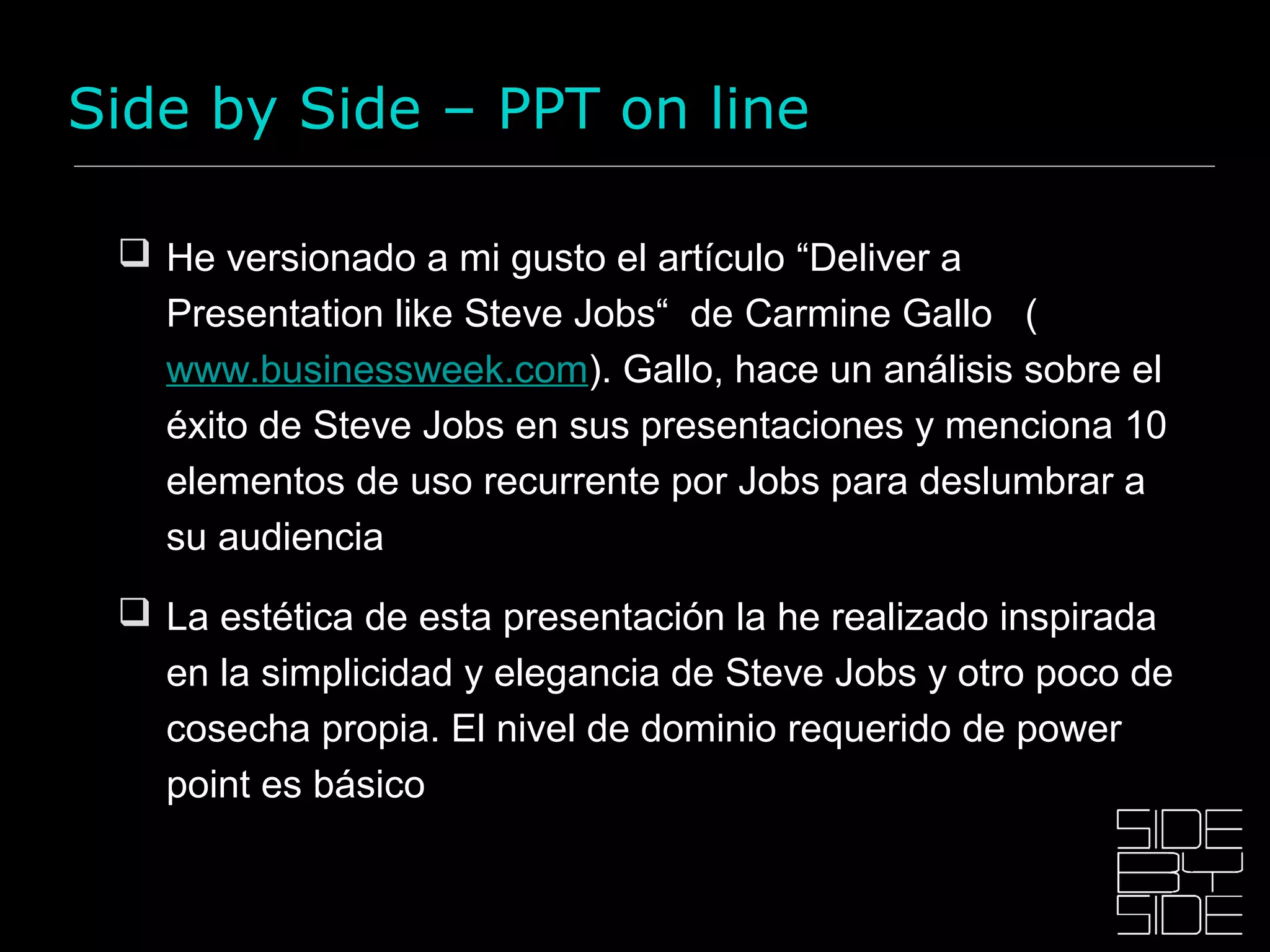 Hacer presentaciones-exitosas-como-steve-jobs-1206111677614710-2(1) | PPT