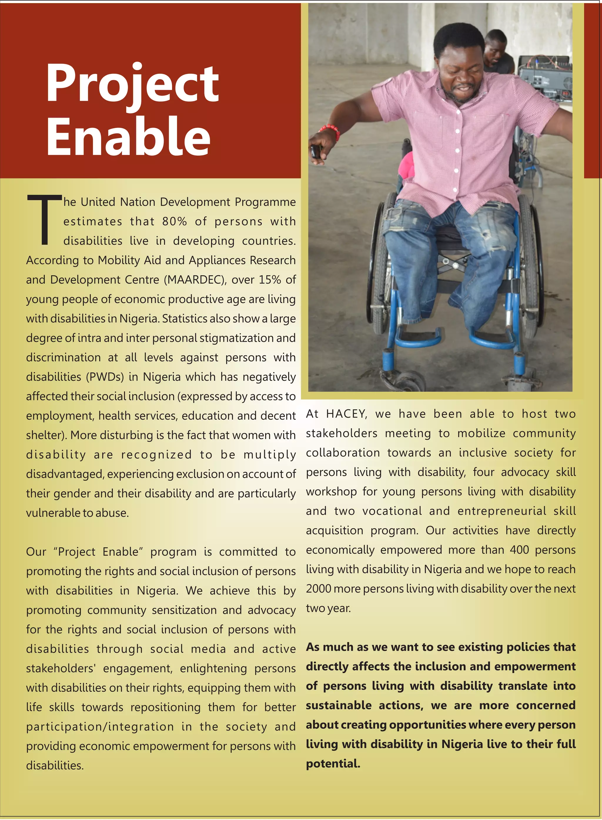 HACEY - programs and activities | PDF