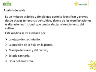 The use of sap analysis to determine the nutritional status of the crop ...