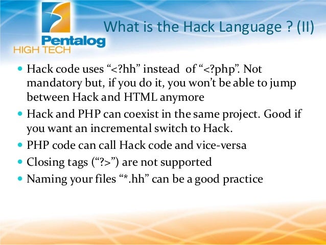 Hack Programming Language