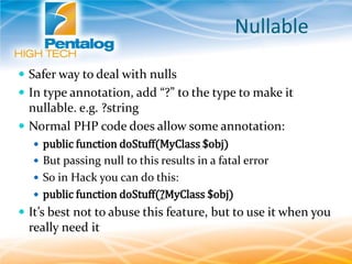 Hack programming language | PPT