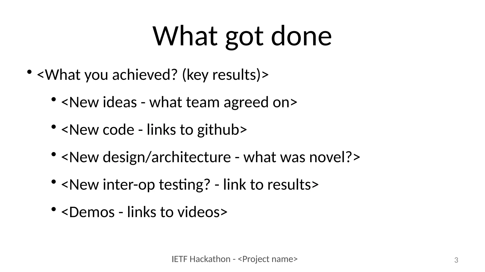 hackathon-presentation-template pptx sds | PPTX | Events