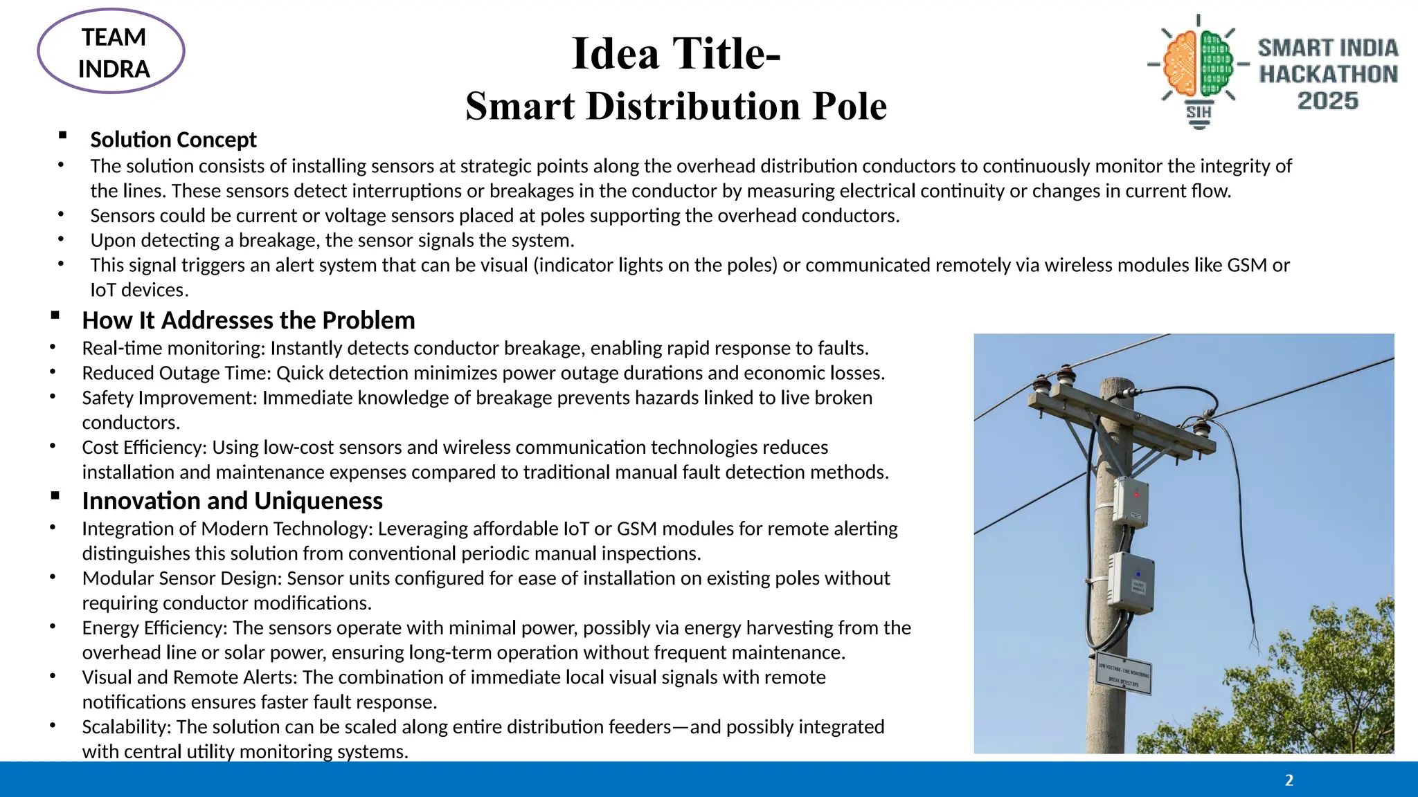 hackathon[1][1].pptx Cost-Effective Detection of LV Line Breakage | PPTX