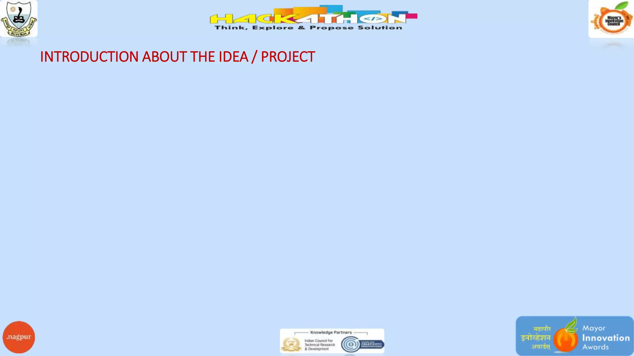 Hackathon 2019 ppt_templet | PPT