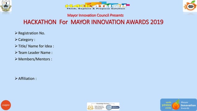 Hackathon 2019 ppt_templet | PPT