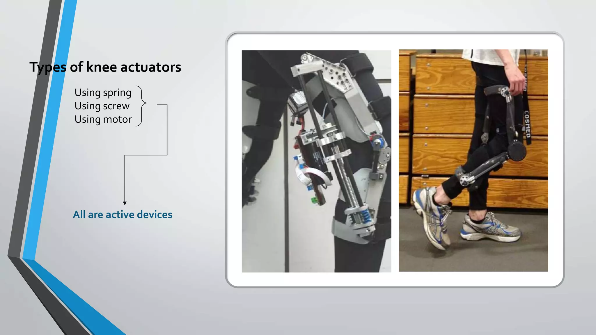knee exoskeleton.pptx | Death, Injury, or Military Conflict | Sensitive Topics